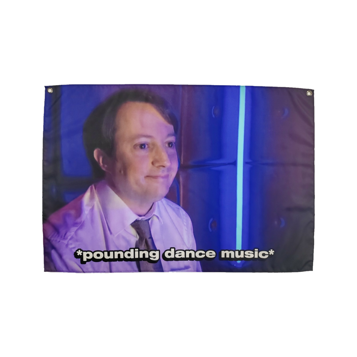 POUNDING DANCE MUSIC - Wall Hanging/Flag – Dobby Club